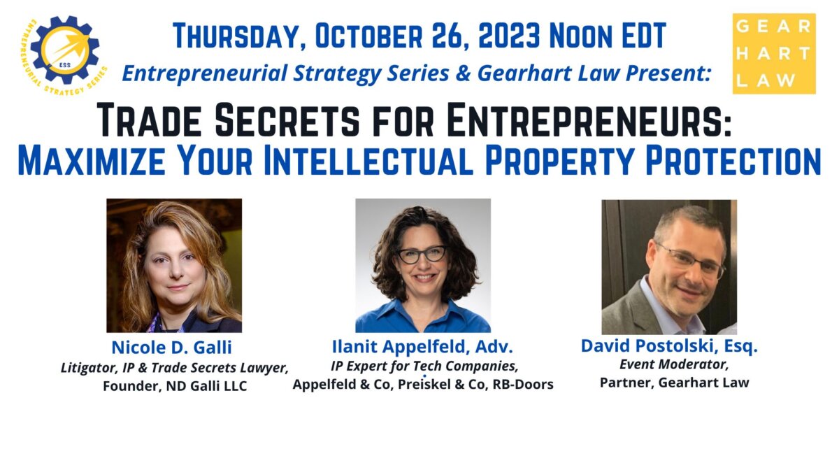 Trade Secrets for Entrepreneurs: Maximize Your Intellectual Property ...